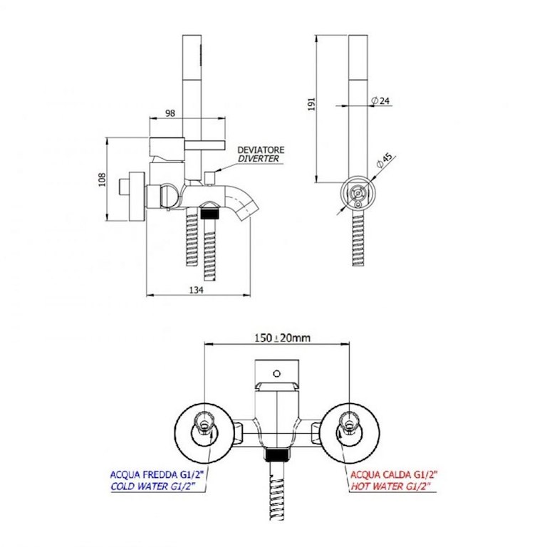 REMER METRICA SLAVINA ZA KADU BRUSH GOLD
