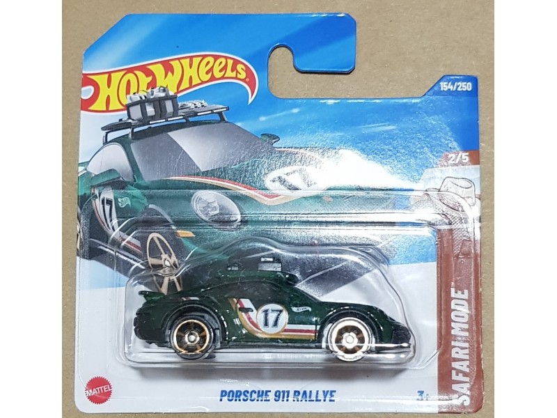 Hot Wheels Porsche 911 Rallye NOVO