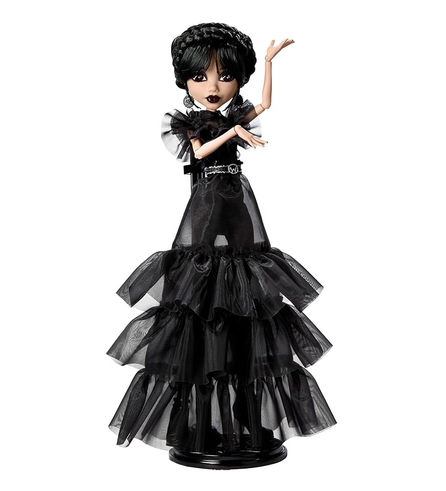 Monster High x Wednesday – Wednesday Addams Ball Gown lutka