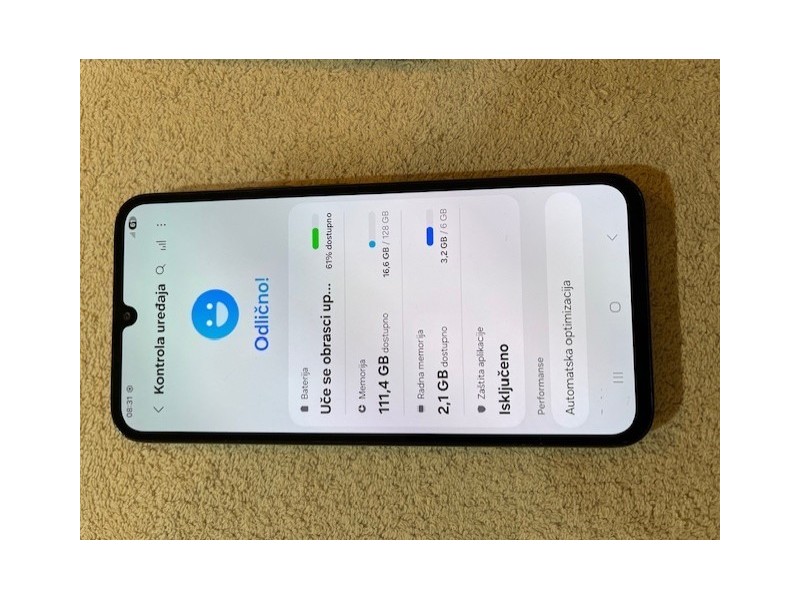 Samsung a34,ispravan,sa punjacem!