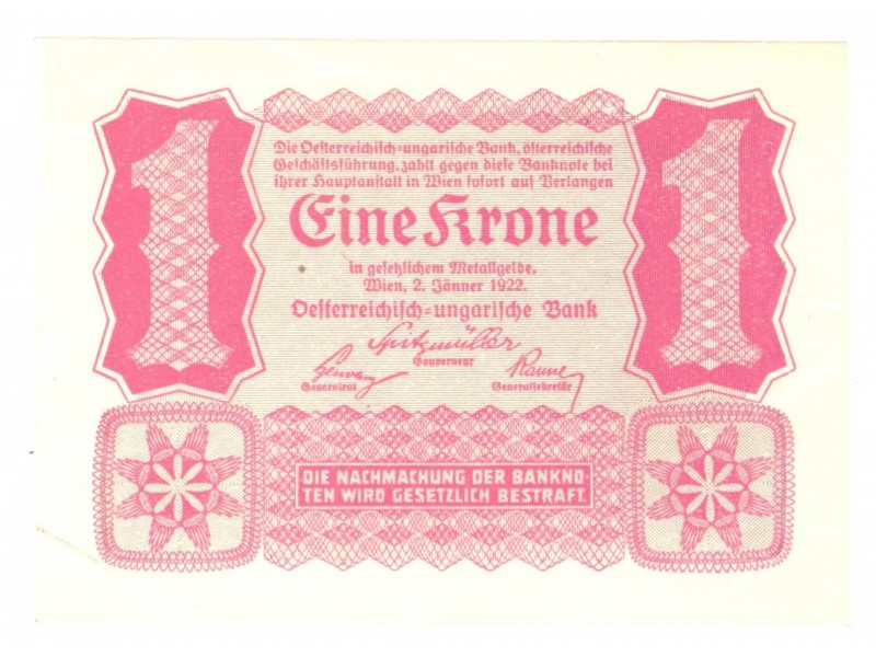 Austrija 1 krone 1922