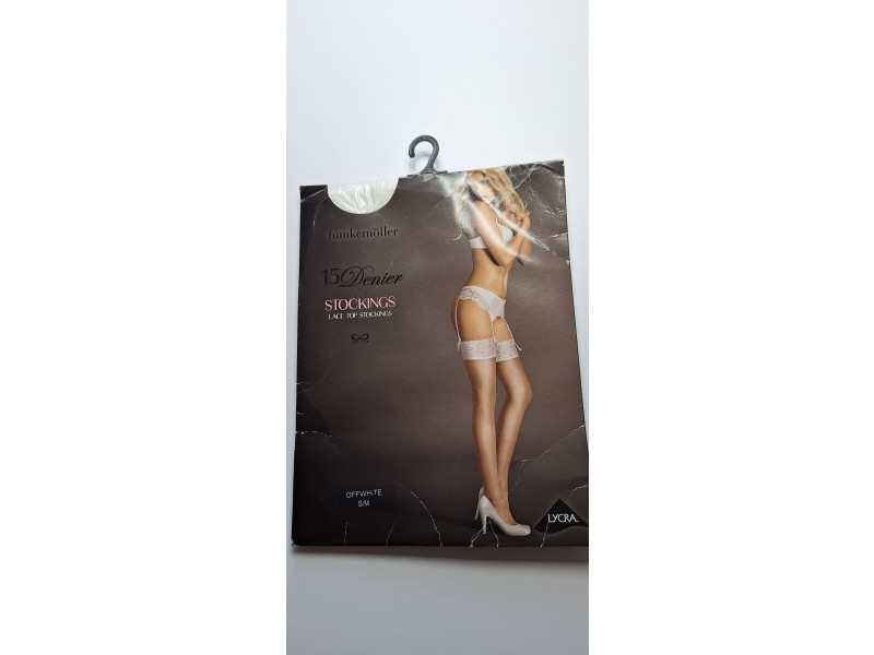 HUNKEMOLLER halter čarape 15den NOVO S-M