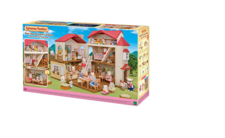 Sylvanian red roof kucica sa tajnom na tavanu ( EC5708 )