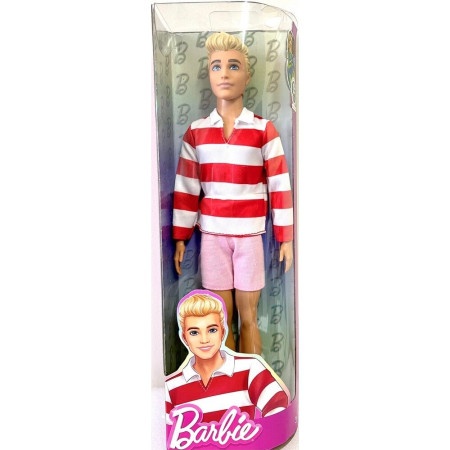 Mattel barbie ken crveno bela majica ( 255689 )