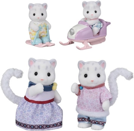 Sylvanian families snow leopard family ( EC5814 )