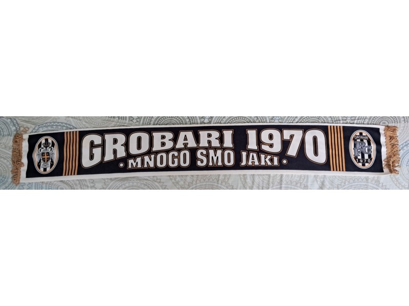 Navijački šal Grobari 1970 Partizan