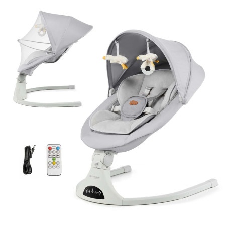 Kinderkraft njihalica tulsy grey ( kbtuls00gry0000 )