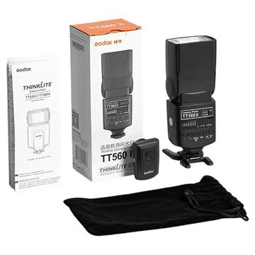 GODOX TT560 II 433MHZ CAMERA FLASH FOR CANON, NIKON, SONY - BLACK