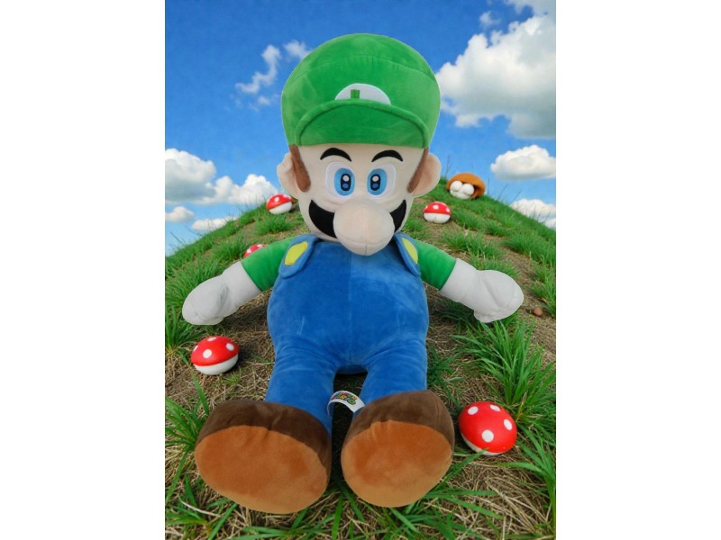 Super Mario Luigi velika plišana igračka Nintendo 66 c