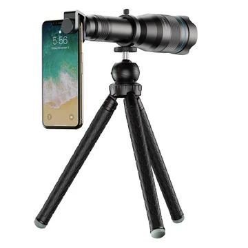 APEXEL APL-JS60XJJ09 60X MONOCULAR TELESCOPE MOBILE TELEPHOTO LENS + TRIPOD FOR CELL PHONE (OPEN BOX - BULK SATISFACTORY)