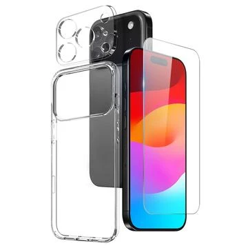 IPHONE 17 PRO MAX NORTHJO 3-IN-1 PROTECTION SET - CLEAR