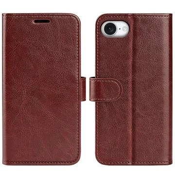 IPHONE 16E/17E WALLET CASE MAGNETIC CLOSURE - BROWN