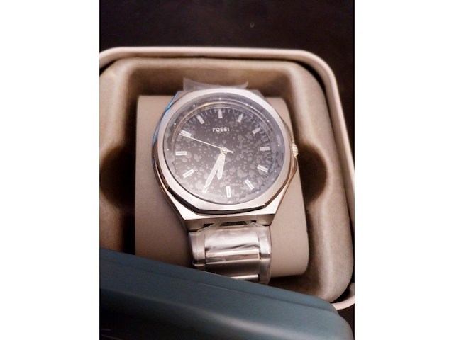 Fossil Evanston Solar-Powered Stainless - 45mm