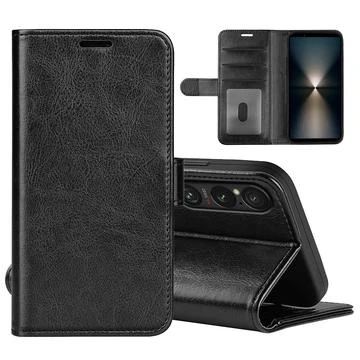 SONY XPERIA 1 VII WALLET CASE MAGNETIC CLOSURE - BLACK