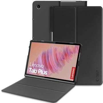 LENOVO TAB PLUS TECH-PROTECT SMARTCASE FOLIO CASE - BLACK