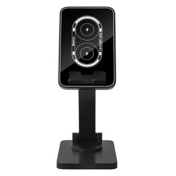 H12 15W WIRELESS CHARGER FOLDABLE DESK PHONE HOLDER PORTABLE CHARGING STAND FOR DESKTOP LIVE STREAMING