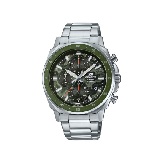 Casio Edifice EFV-600D-3C muški sat Chronograph Sport Camouflage Green 10ATM