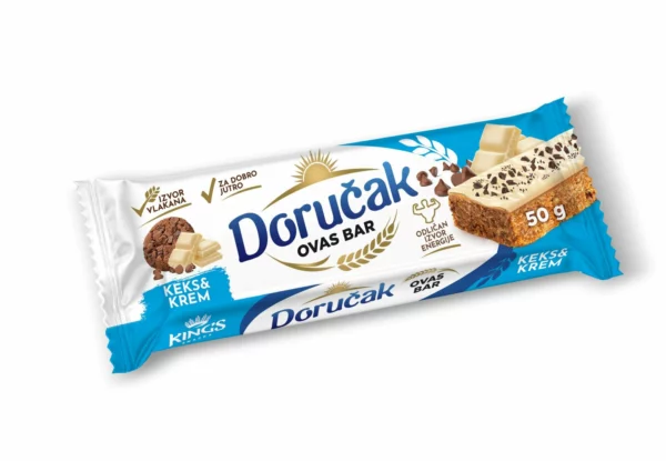 DORUČAK OVSENI BAR KEKS & KREM 50G