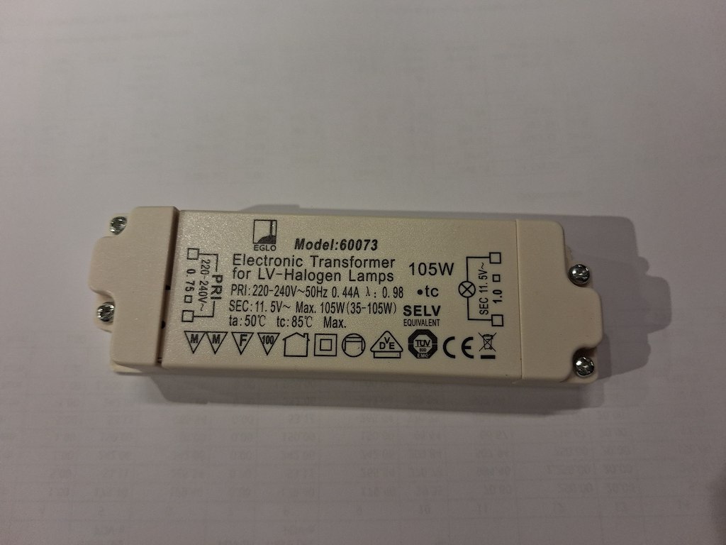 ELEKTRONSKI TRAFO 12V 105W EGLO
