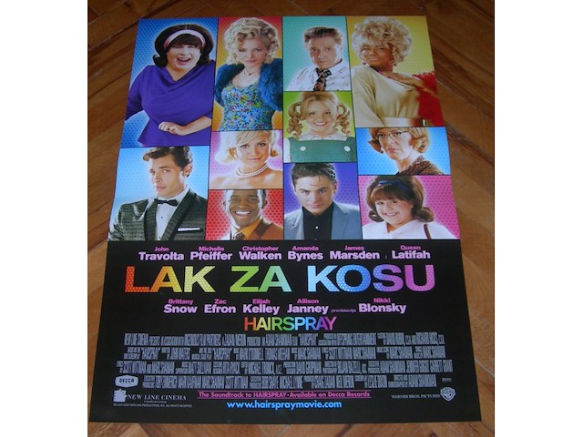 Lak za kosu (John Travolta) - filmski plakat