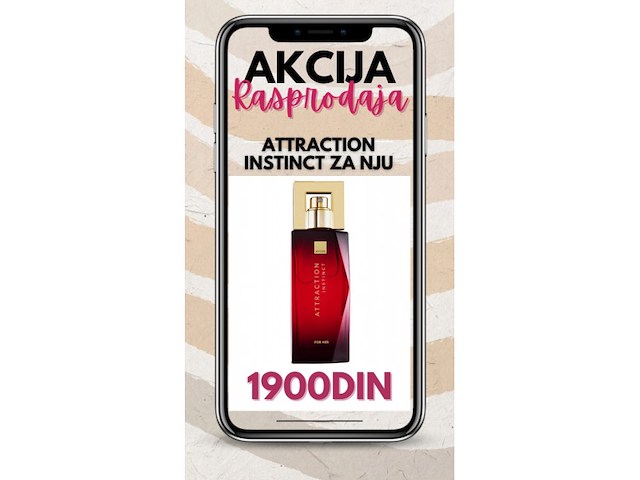 * AVON - ATTRACTION Instinct EDP 50ML *