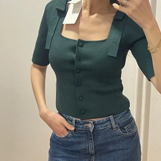 Nov zara kardigan cvrstog materijala S/M