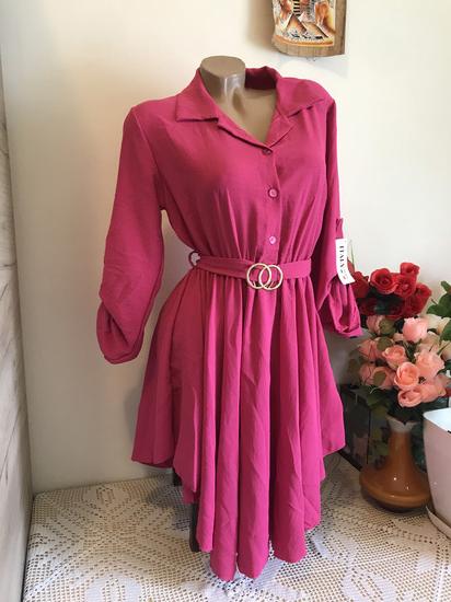 Nova pink neravna kragnica i kais S/M/L