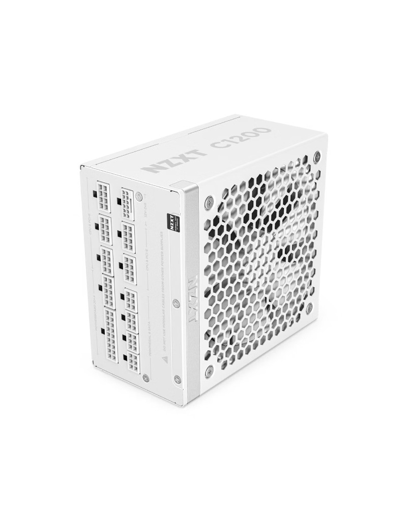 NZXT C1200 Gold ATX 3.X 1200W (PA-2G2BW-EU) modularno napajanje belo