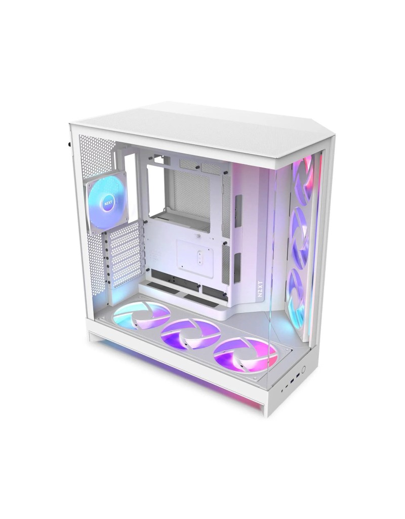 NZXT H9 Flow RGB+ Gaming kuciste belo (CM-H92FW-P1)