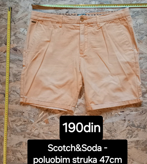 Scotch&Soda muški šorts krem L