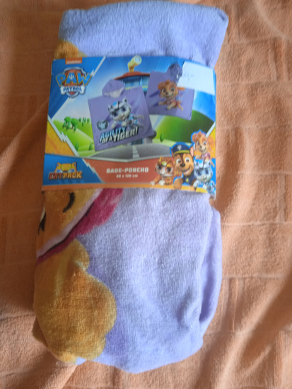PAW patrol bade poncho NOV
