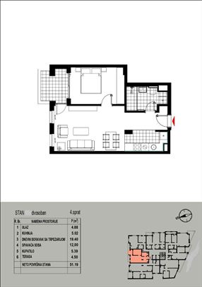 Crveni krst, Žička, lux novogradnja