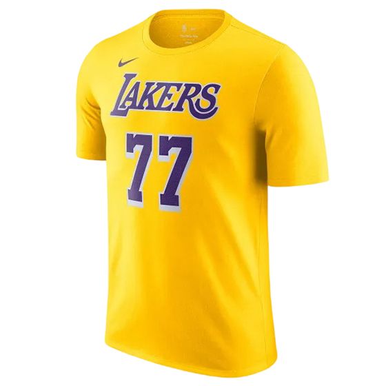 NBA LOS ANGELES LAKERS LUKA DONCIC T-SHIRT 'YELLOW'