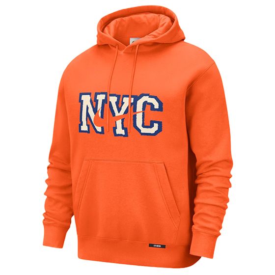 NEW YORK KNICKS CITY EDITION CLUB HOODIE 'BRILLIANT ORANGE'