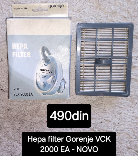 Hepa filter za usisivač Gorenje VCK 2000 EA NOVO