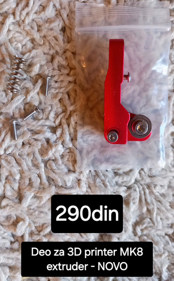 Deo za 3D printer štampač - MK8 extruder - NOVO