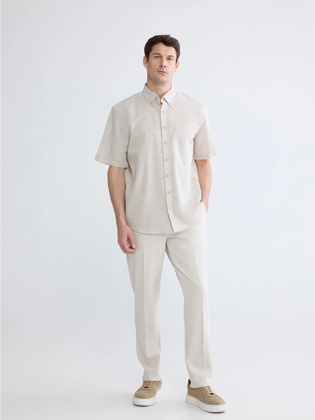 LCWAIKIKI Classic Regular Fit Poplin Muška Košulja