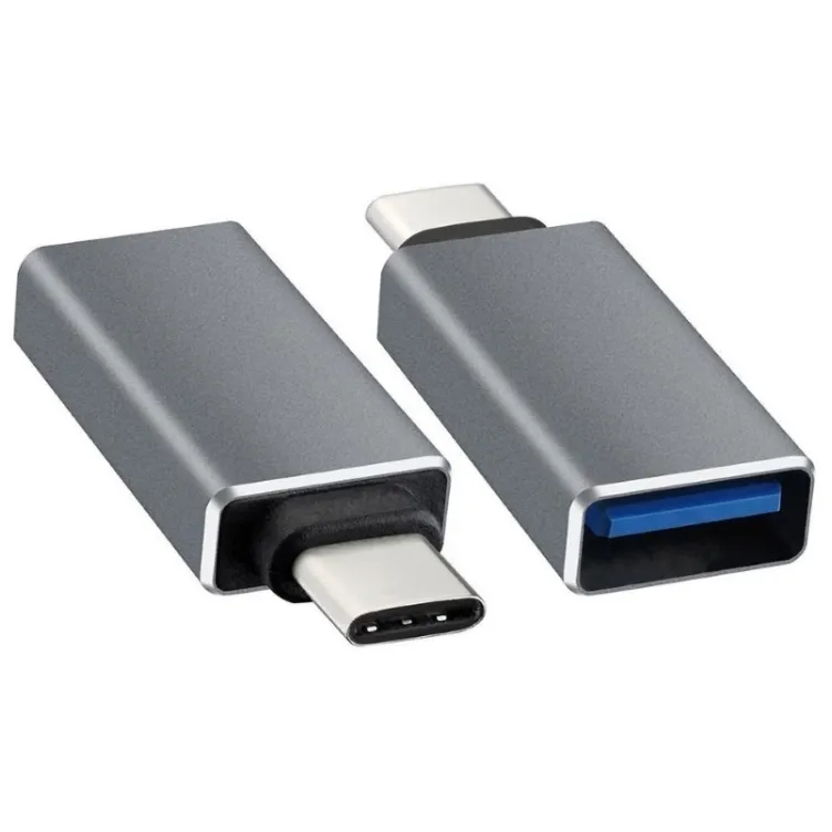 Adapter USB tip C - USB 3.0 M/F crni