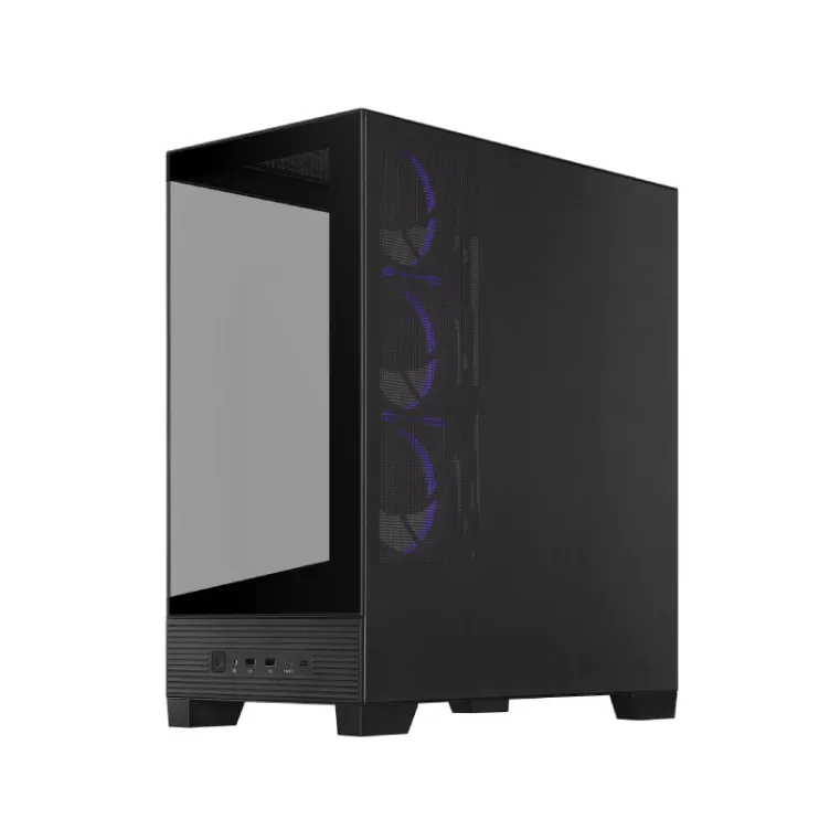 A31 PLUS TG ARGB BLACK ATX kućište crno