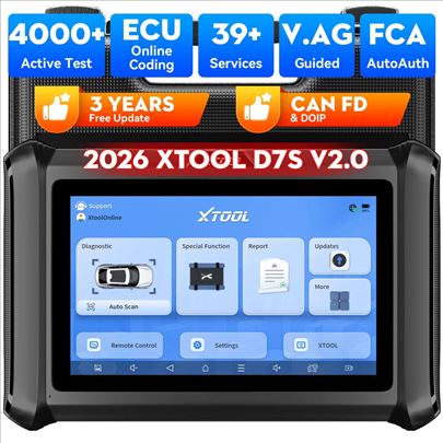 Novo-XTOOL D7S V2.0 OBD2 ECU Coding,CAN FD DOIP FC
