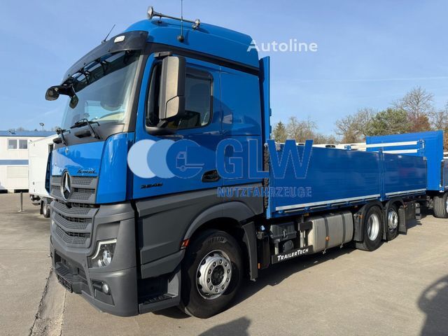Mercedes-Benz ACTROS 2548 L Pritsche 7,30 m offen+RETARDER ÖL kamion s ravnom platformom