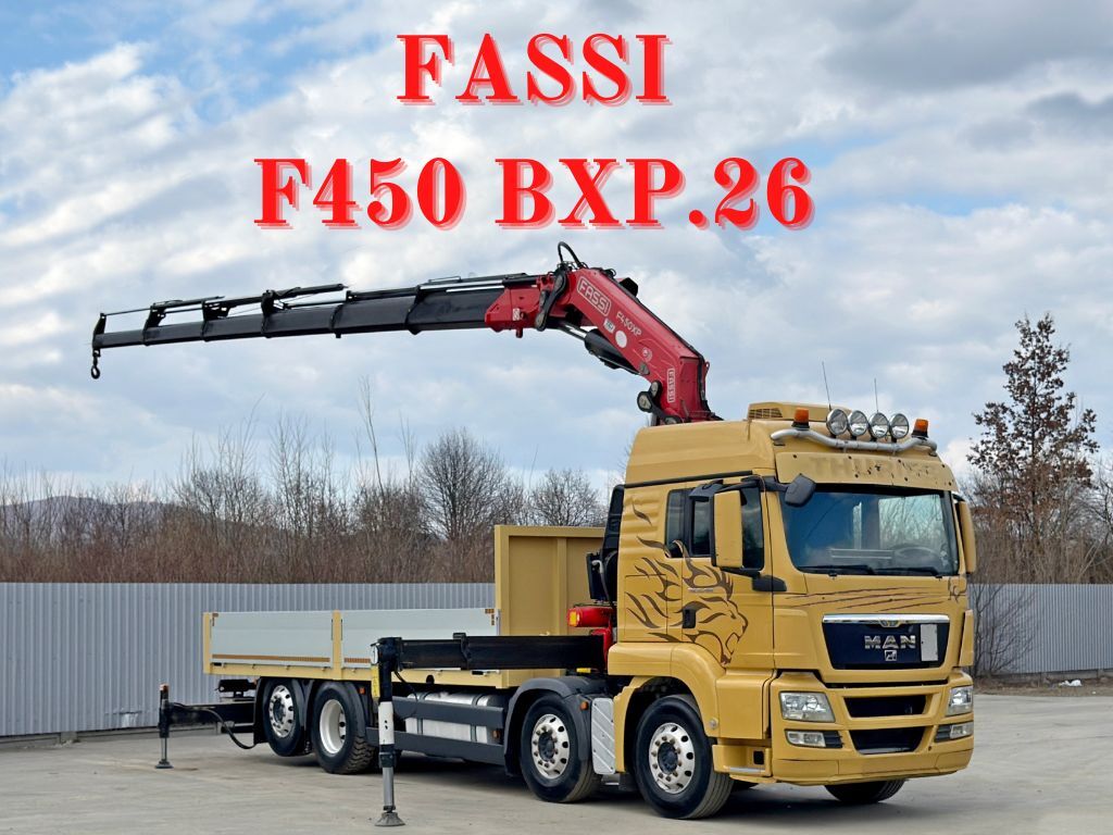 MAN TGS 35.480 kamion s ravnom platformom