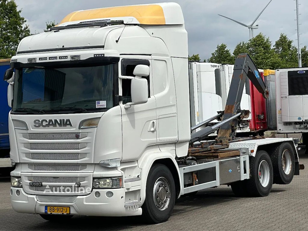 Scania R520 V8 6x2 Haakarm 20T Retarder Euro 6 kamion rol kiper