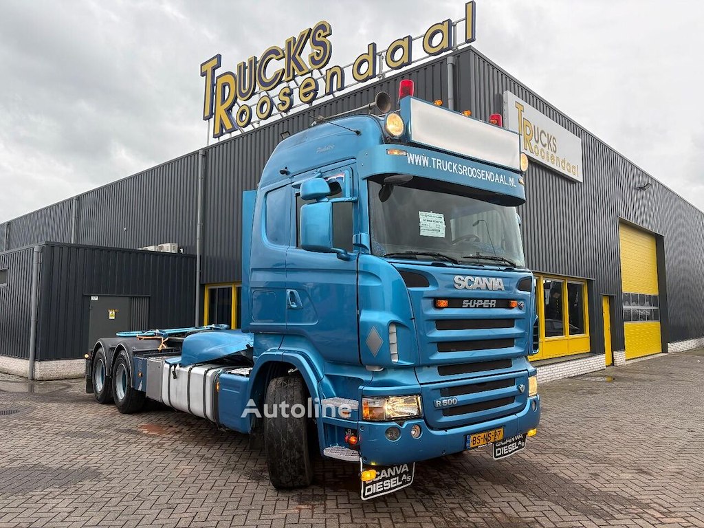 Scania R 500 + 6x2 + V8 + SPECIAL + RETARDER kamion rol kiper