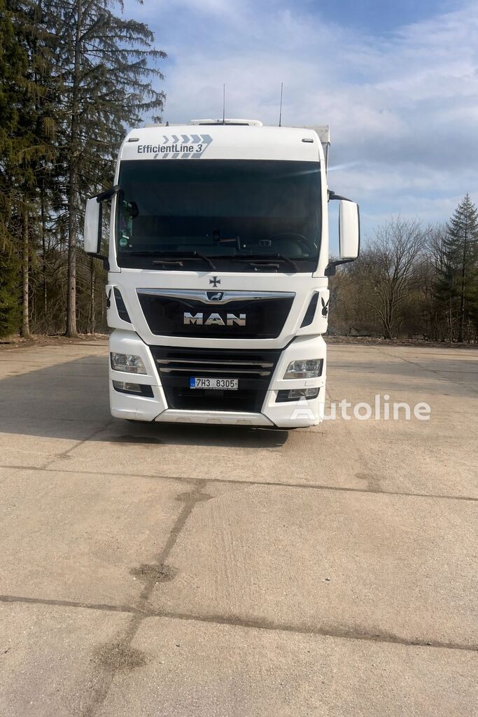 MAN tgx 24.510 kamion sa klizna zavesa cerada + prikolica sa kliznom ceradom