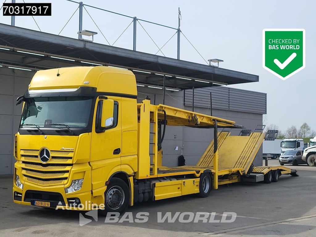 Mercedes-Benz Actros 1845 4X2 NL-Combi Car transporter GS Meppel Winch Full Ai autotransporter