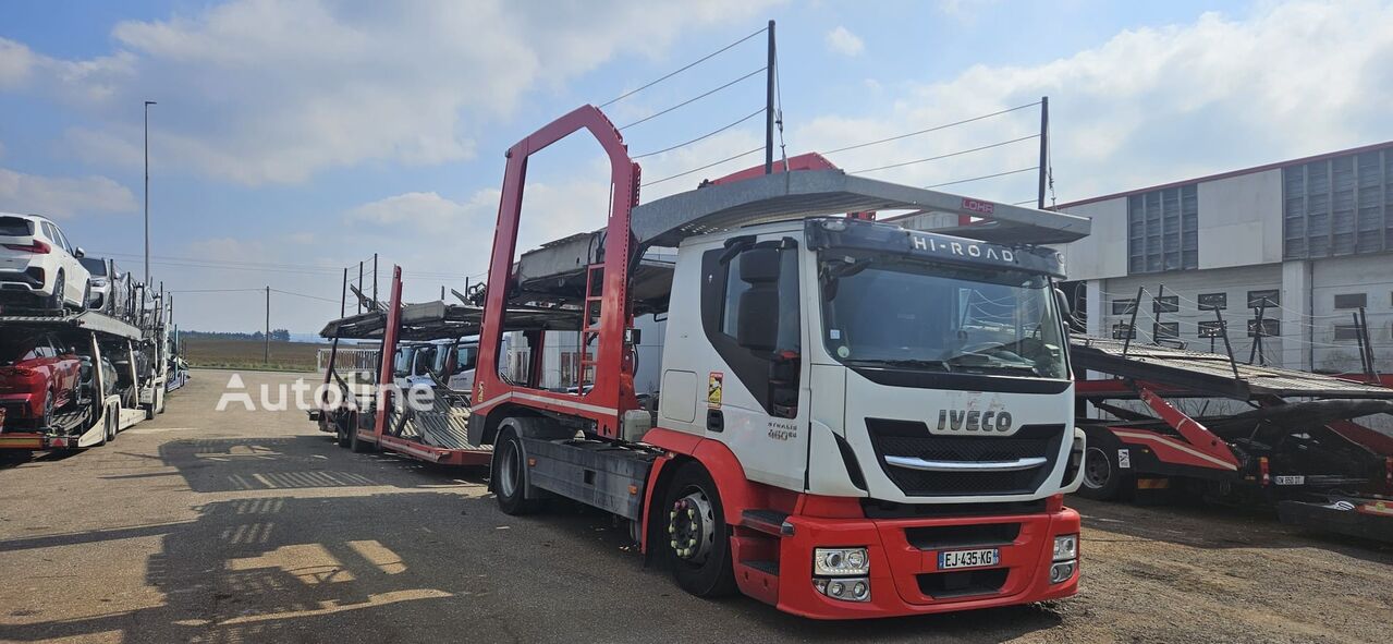 IVECO Stralis 460 autotransporter + prikolica autotransportera