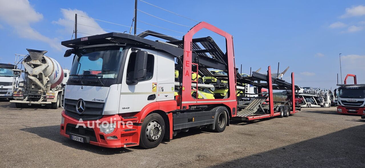 Mercedes-Benz Actros 1843 autotransporter + prikolica autotransportera