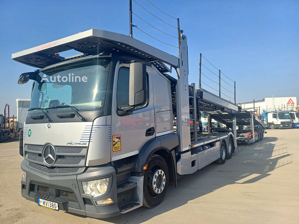 Mercedes-Benz Actros 2440 + Kassbohrer 2014 autotransporter + prikolica autotransportera