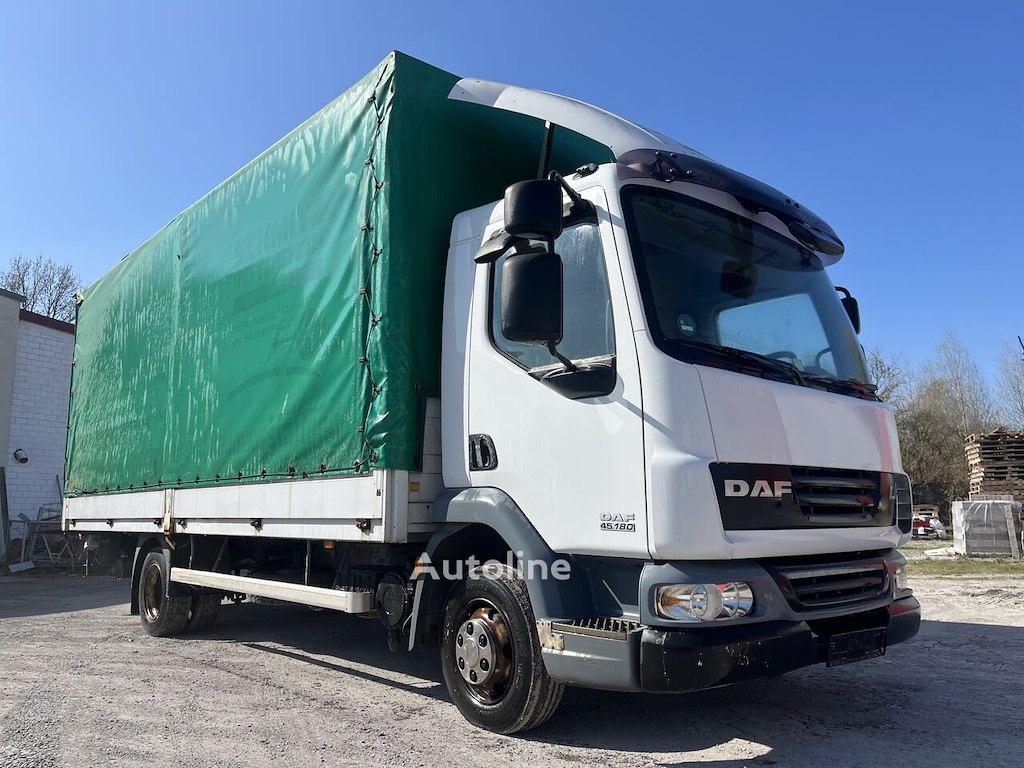 DAF LF 45.180, Manual, Blatt / Blatt, LBW kamion s ceradom
